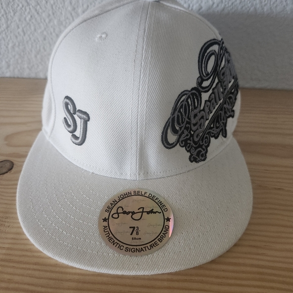 Sean Jean | Accessories | Sean Jean All White Fitted Cap 7 38 | Poshmark